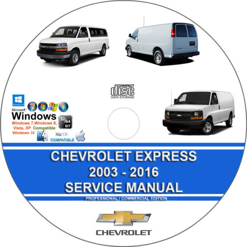 Chevrolet Express 2003 2004 2005 2006 2007 2008 2009 2010 2011 2012 ...