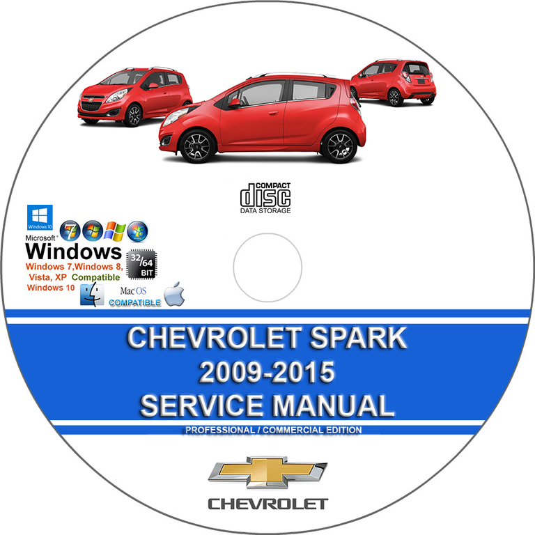 Chevrolet Spark 2009 2010 2011 2012 2013 2014 2015 Factory Service ...