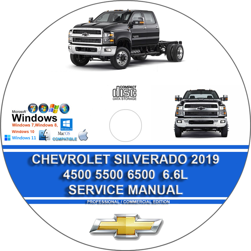 Chevrolet Silverado 4500 5500 6500 HD 6.6L 2019 Factory Workshop ...